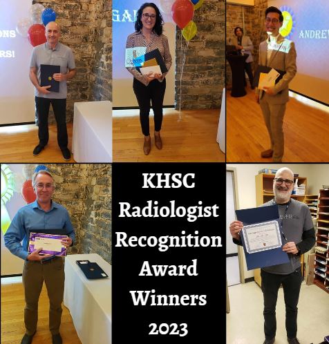 Awards | Diagnostic Radiology | School of Medicine | Queen's University